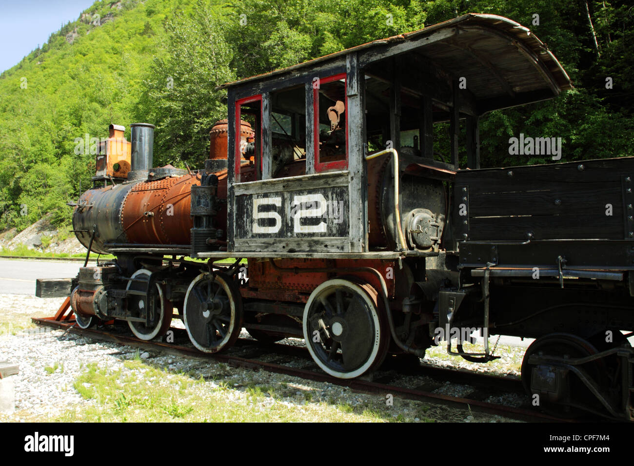 Old Number 52 White Pass Locomotive Stock Photo - Alamy