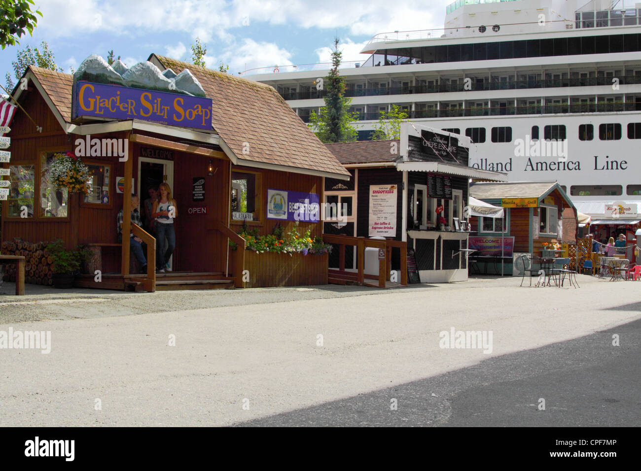 Juneau Alaska Shops Stock Photo - Alamy