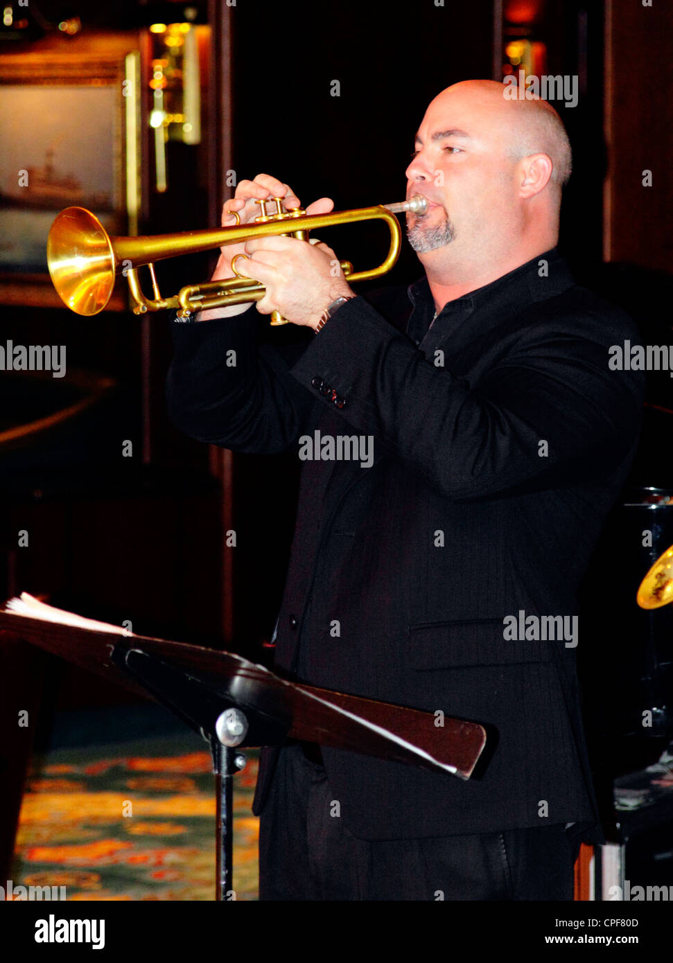 Trumpet player hi-res stock photography and images - Alamy