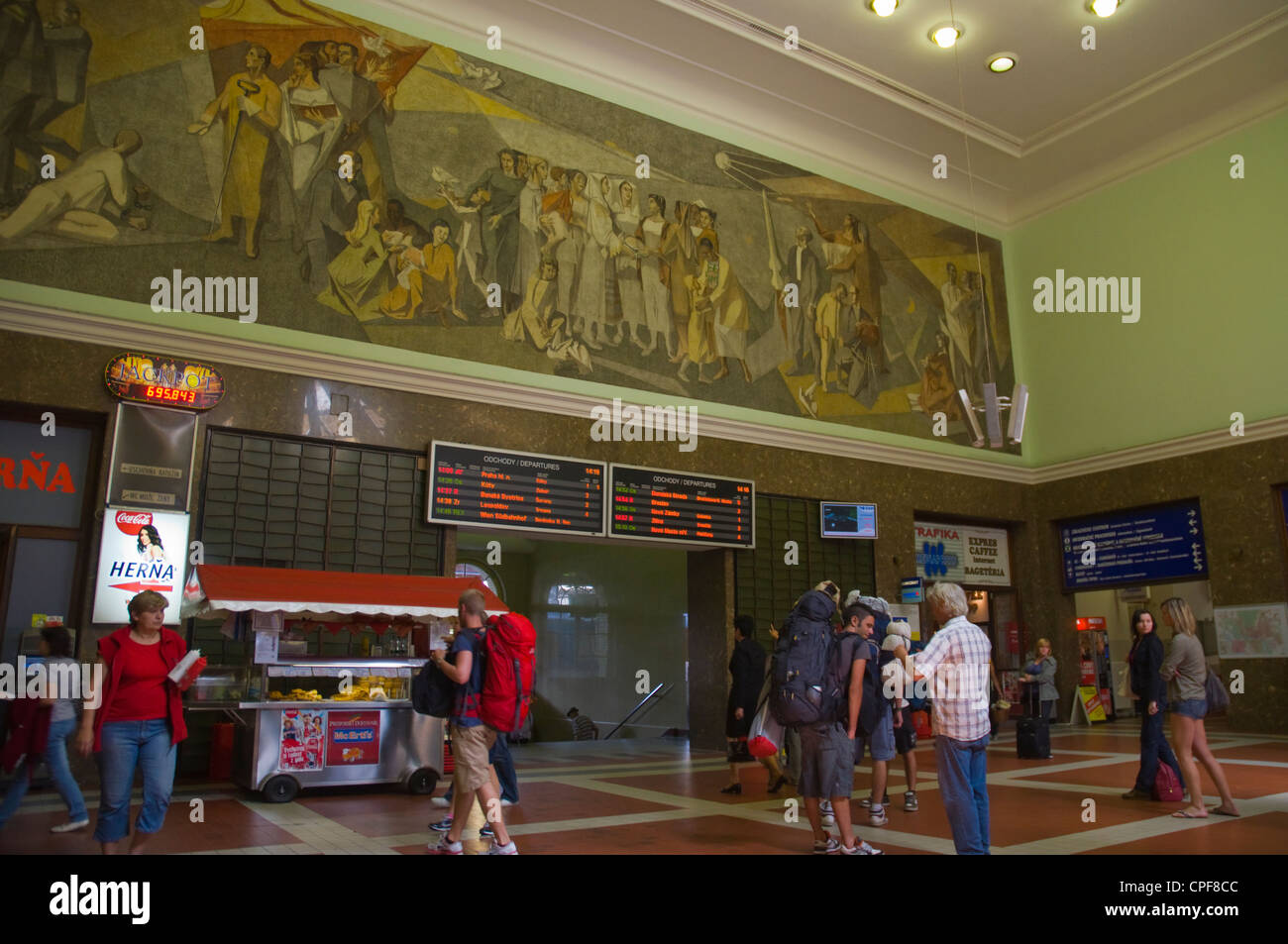 Hlavna Stanica the main railway station Bratislava Slovakia Europe ...