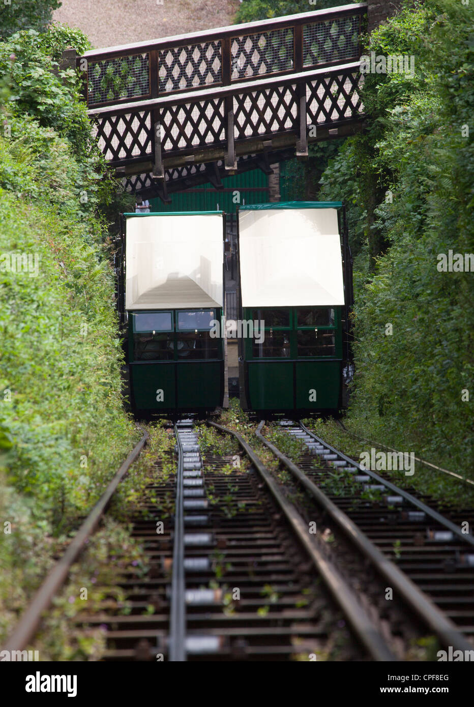 Cliff Railway at Lynton and Lynmouth Stock Photo - Alamy