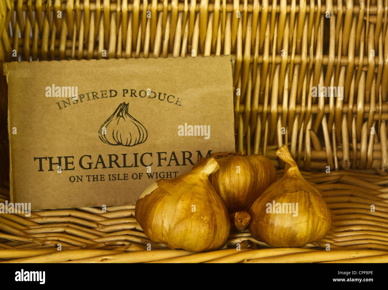 Smoked Garlic from the Isle of White Stock Photo - Alamy