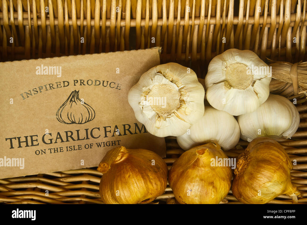 Smoked Garlic from the Isle of White Stock Photo - Alamy