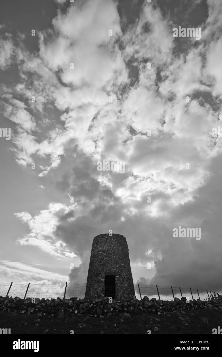 Foel Fawr or Foel Felin Wynt Windmill Mynytho on the Lleyn Peninsula ...