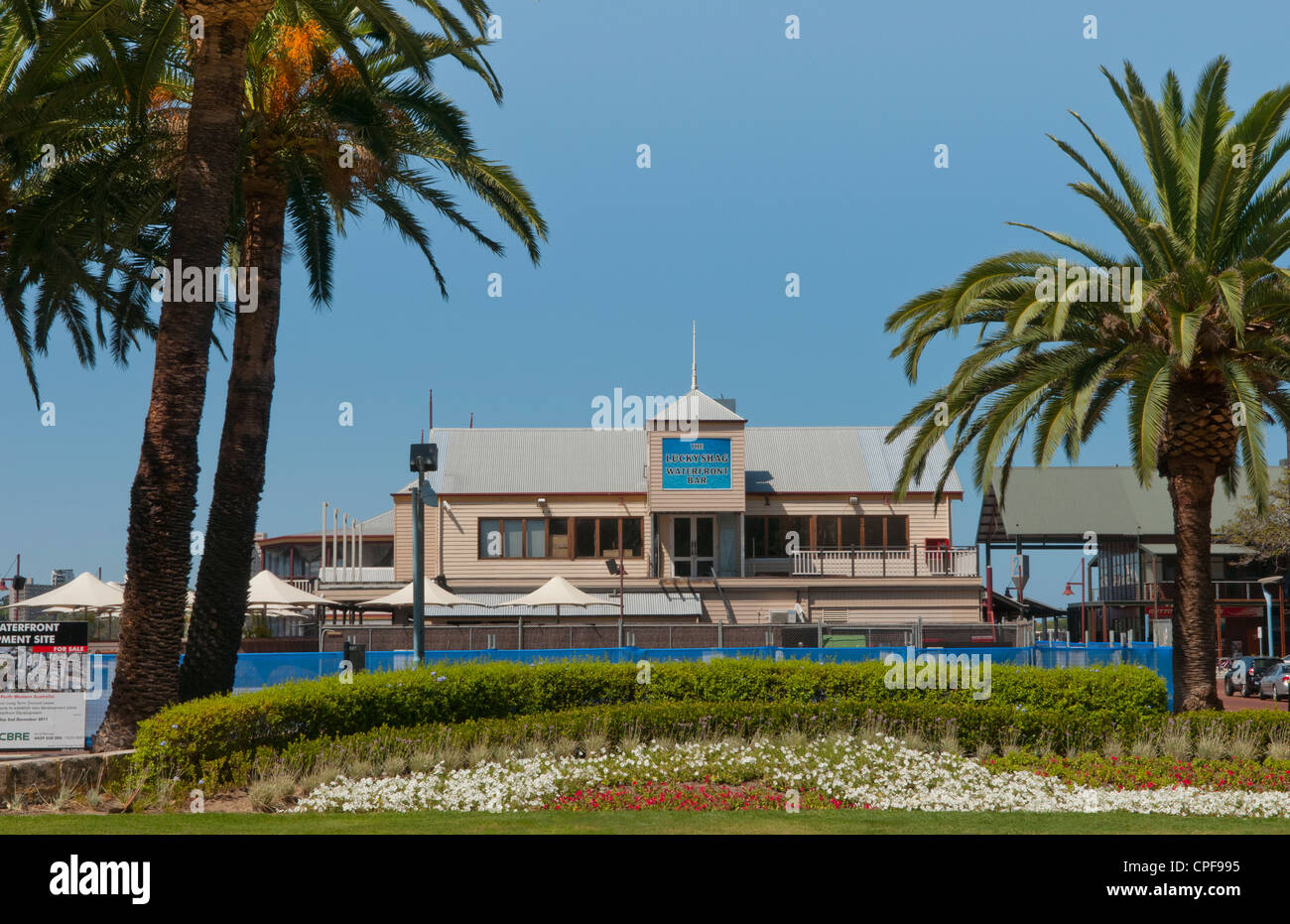 The Lucky Shag waterfront restaurant bar in Perth in Western Australia ...