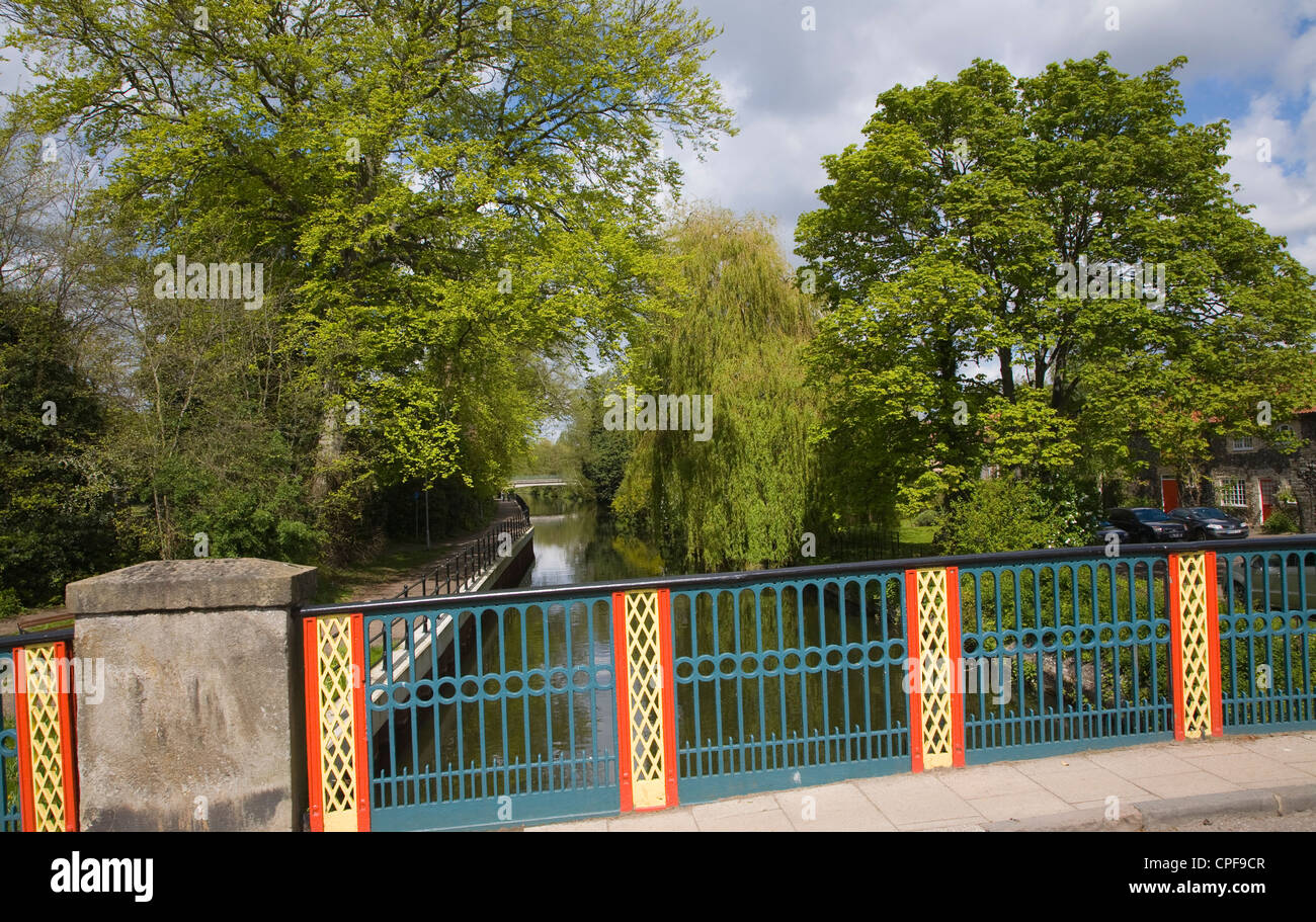 Bridge River Thet Thetford Norfolk England Stock Photo - Alamy