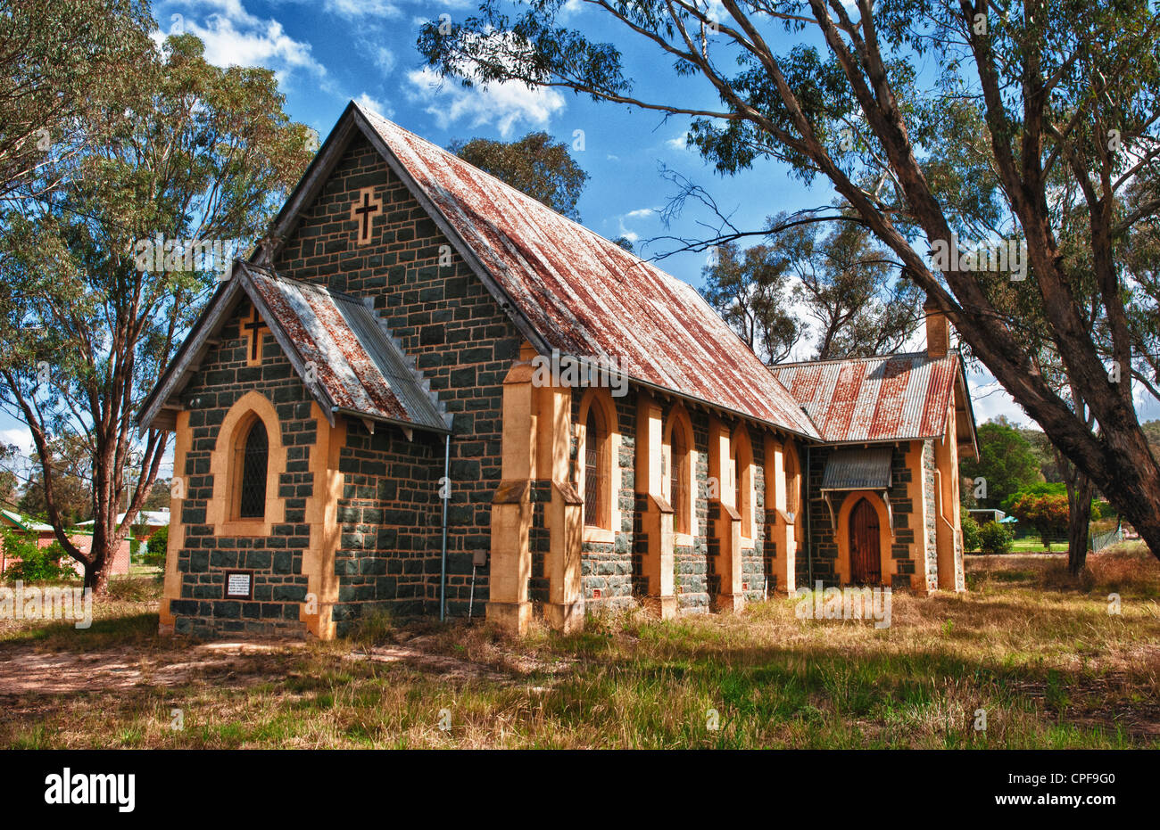 Old St Columba's Church 1910 in Bookham near Yass New South Wales ...
