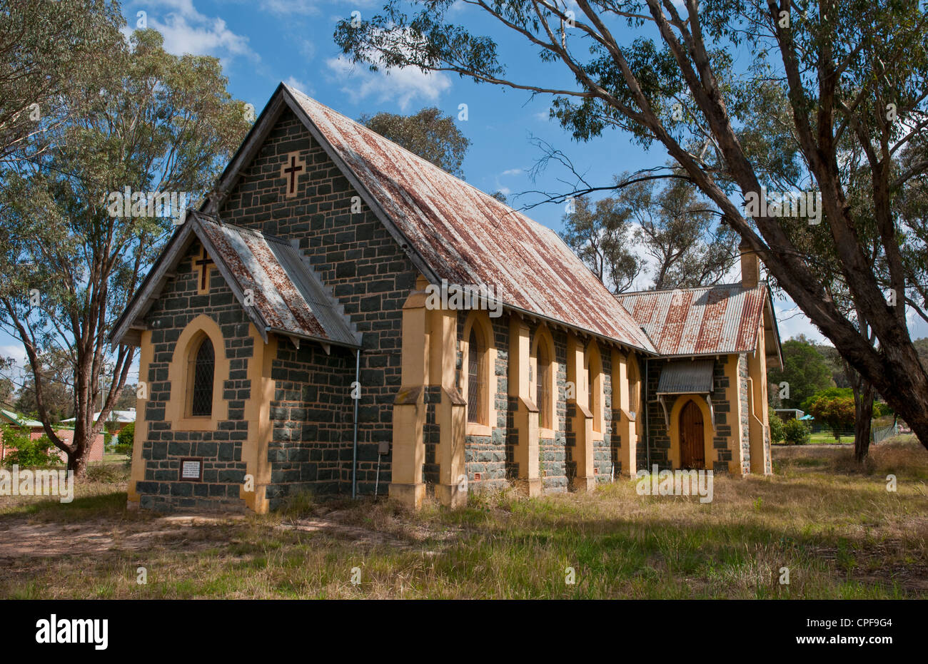 Old St Columba's Church 1910 in Bookham near Yass New South Wales ...