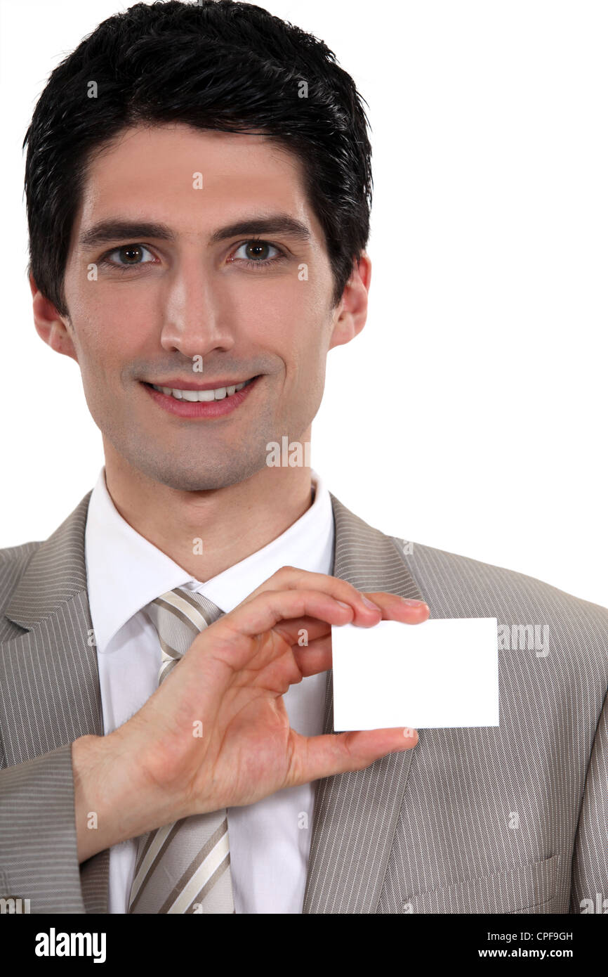 Executive business card showing Stock Photo - Alamy