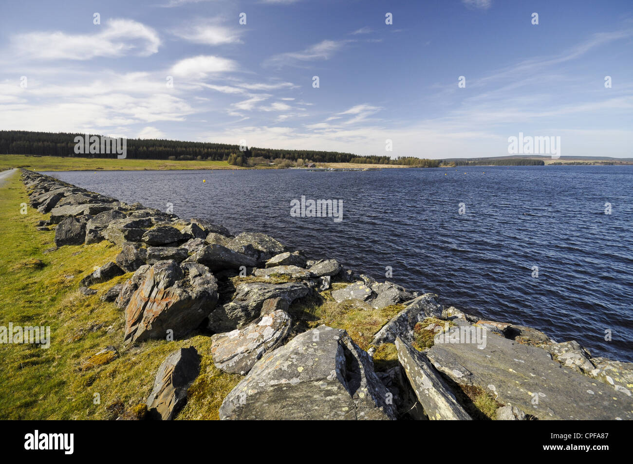 Llyn Brenig reservoir in Denbighshire North Wales Stock Photo - Alamy