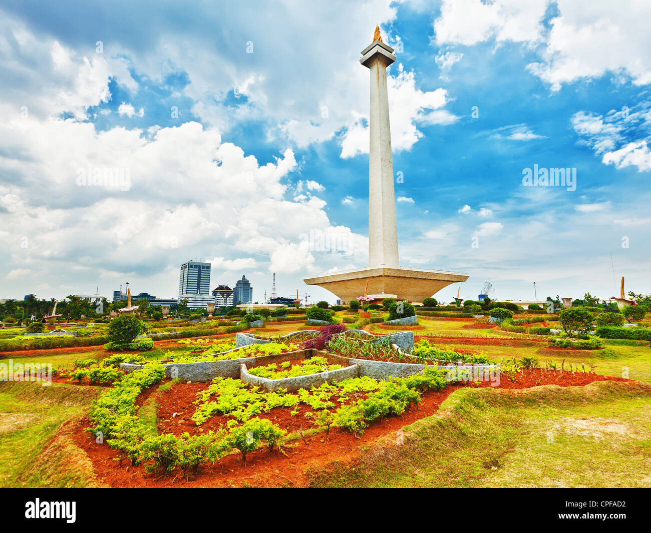 National Monument Monas. Merdeka Square, Central Jakarta, Indonesia ...