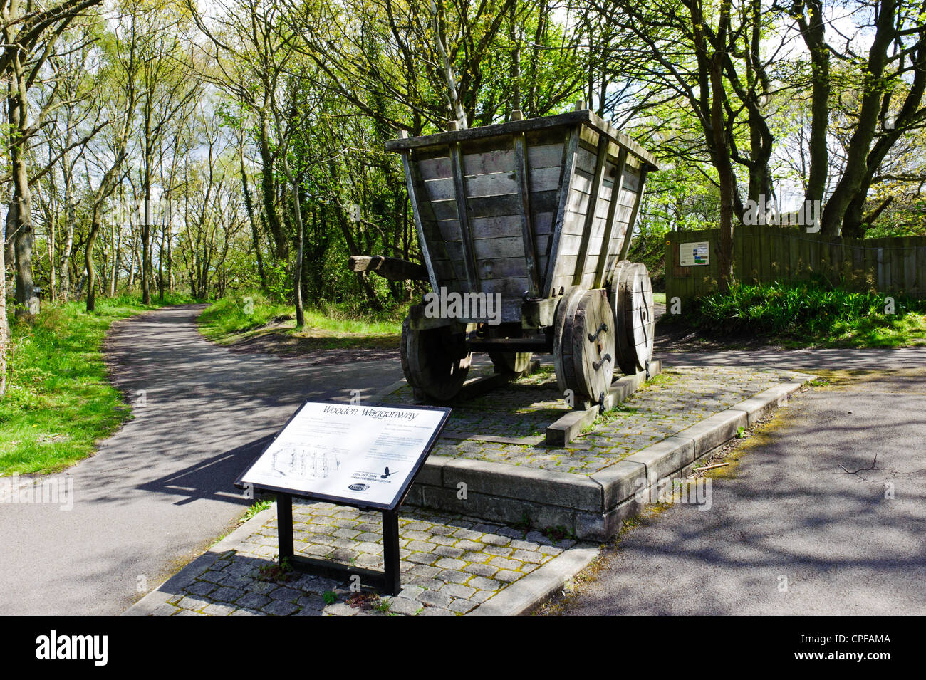 Wooden wagonway hi-res stock photography and images - Alamy
