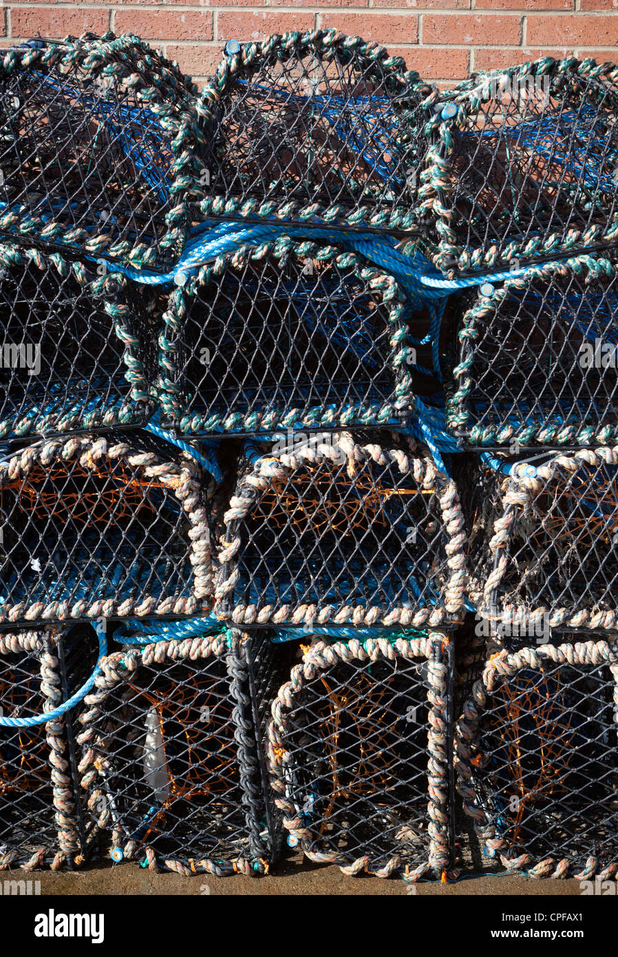 Lobster pots scarborough hi-res stock photography and images - Alamy