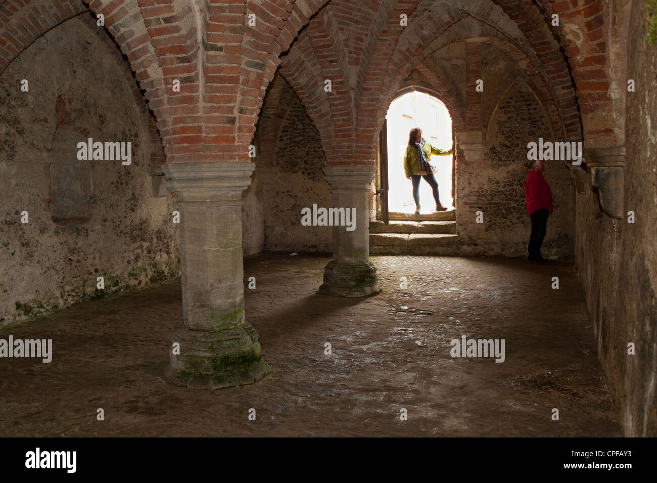 Blakeney, Norfolk, England, UK. May 2012. Blakeney Guildhall Cellar ...