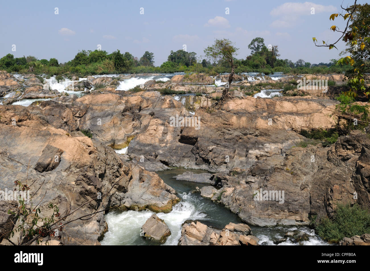 Mekong waterfalls hi-res stock photography and images - Alamy