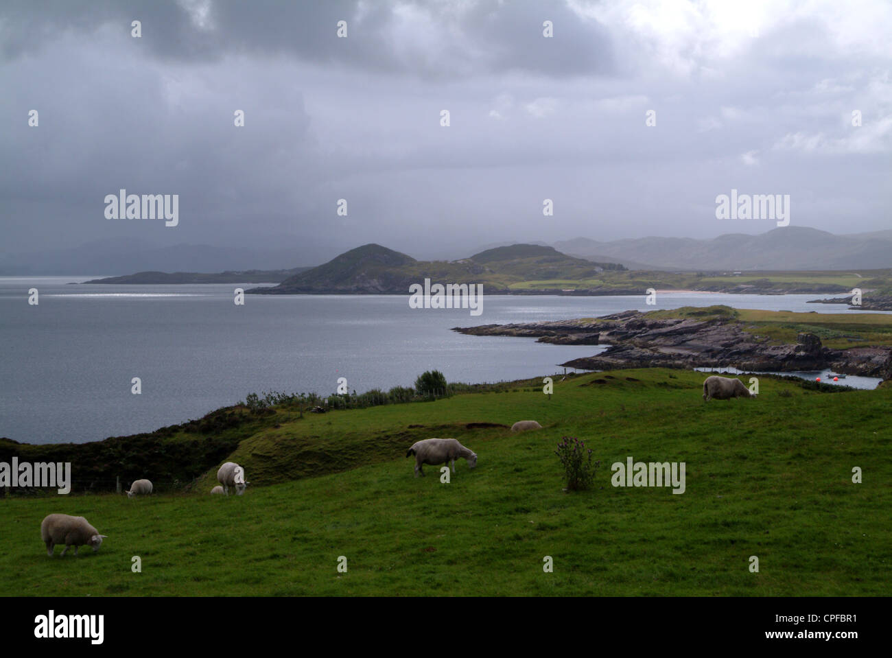Cove, Loch Ewe, Wester Ross, Scotland on a stormy day Stock Photo - Alamy