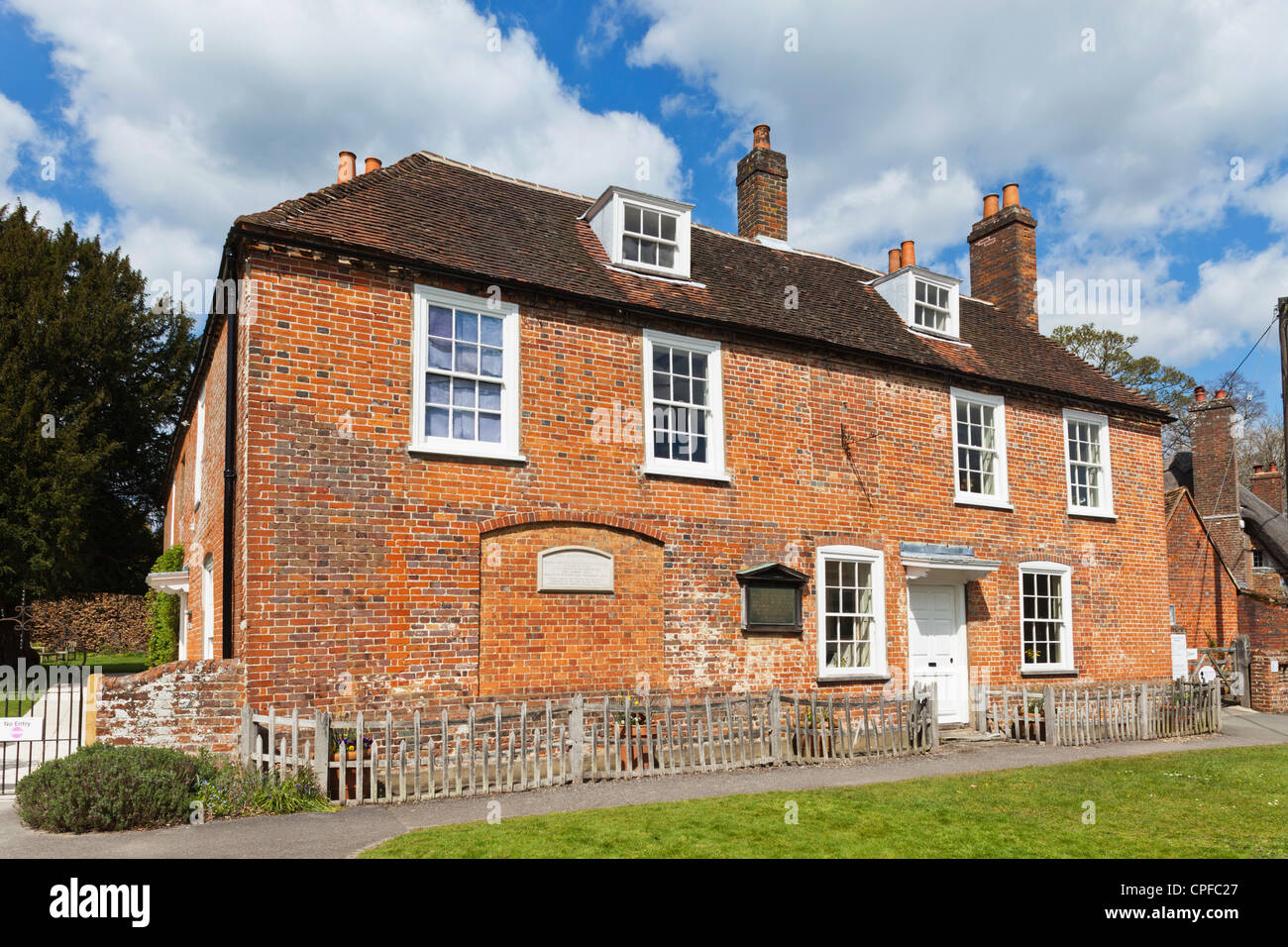 England, Hampshire, Chawton, Alton, Jane Austen's House Museum Stock ...