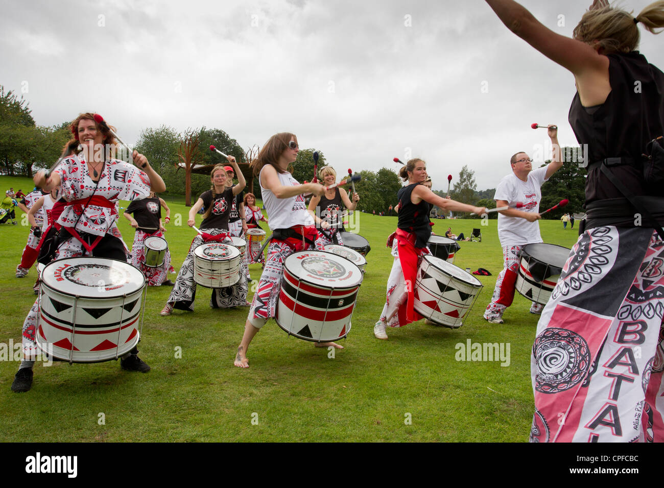 Batala drumming band from Lancaster -performing on the Glede -at ...