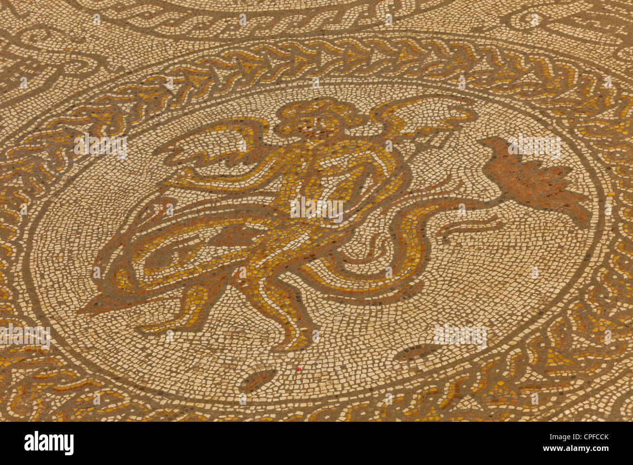 England, West Sussex, Chichester, Fishbourne, The Roman Palace, Cupid ...