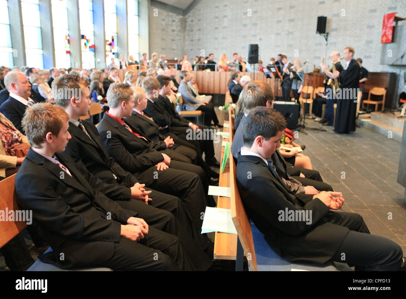Rite of confirmation hi-res stock photography and images - Alamy