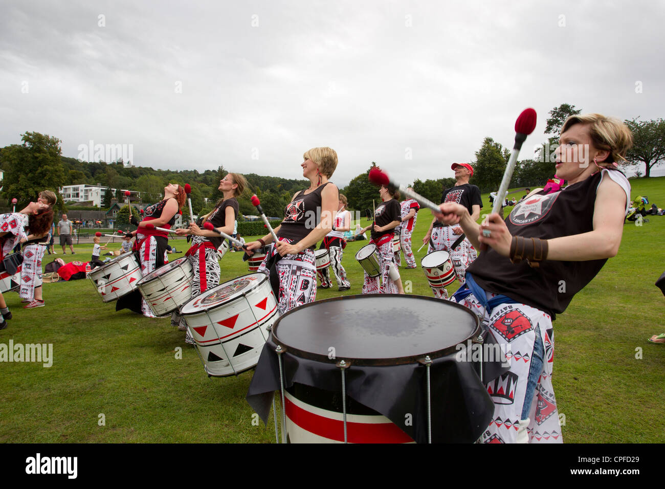The batala samba band from salvador bahia hi-res stock photography and ...