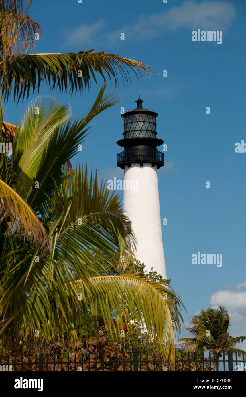 Cape Florida Light house, Florida USA Stock Photo - Alamy