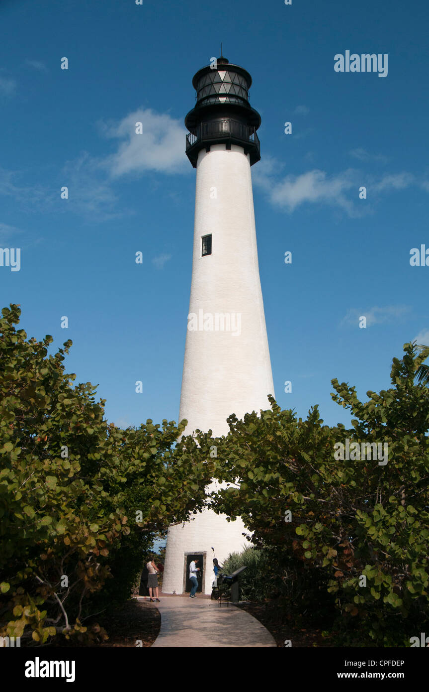Cape Florida Light house, Florida USA Stock Photo - Alamy