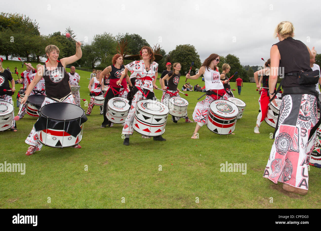 Batala drumming band from Lancaster -performing on the Glede -at ...