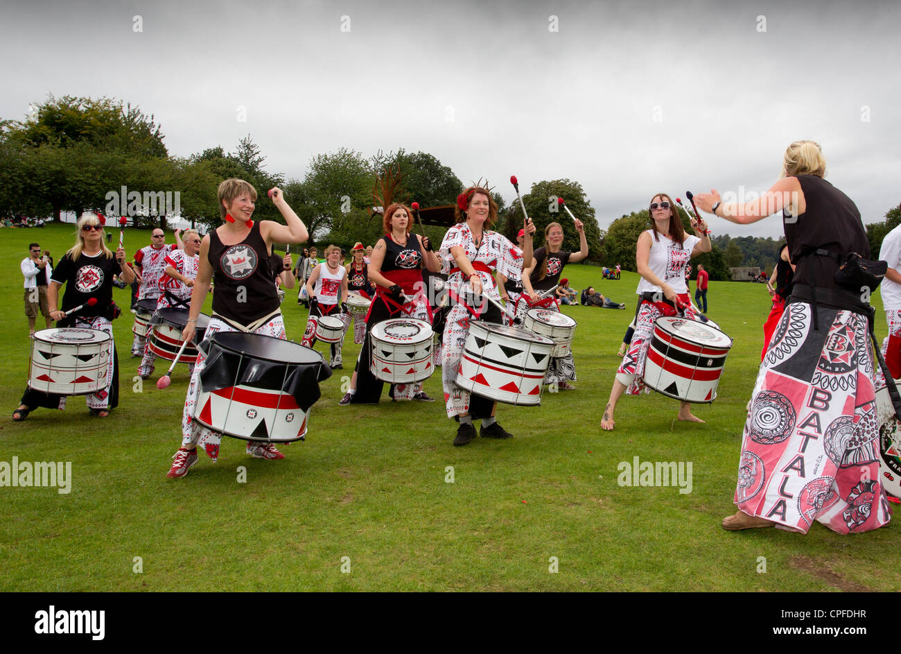 Samba reggae drumming band hi-res stock photography and images - Alamy
