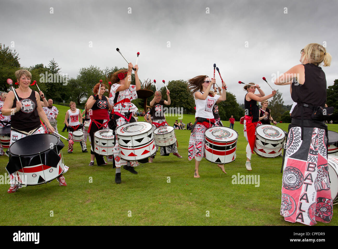 Batala drumming band from Lancaster -performing on the Glede -at ...