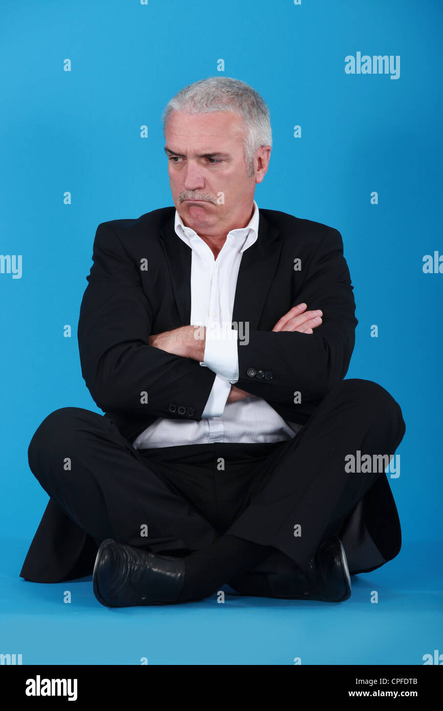 Moody man grumpy face hi-res stock photography and images - Alamy