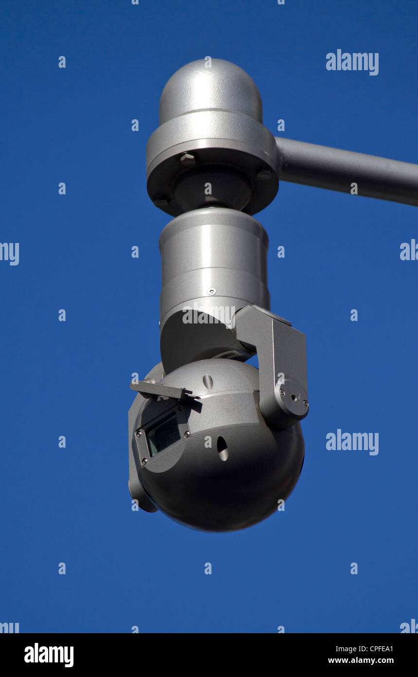 A CCTV camera in a modern city centre Stock Photo - Alamy