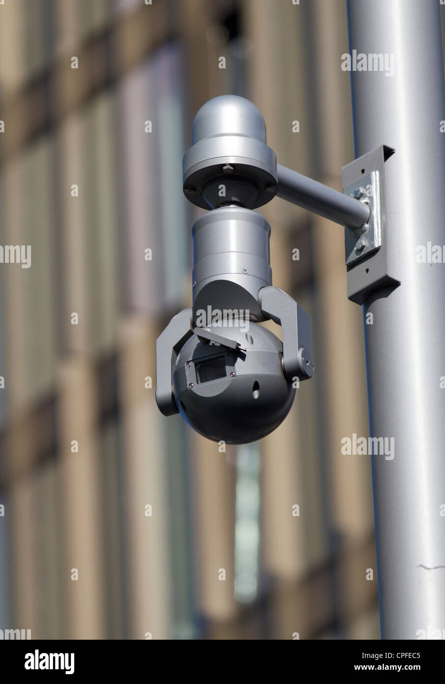 A CCTV camera in a modern city centre Stock Photo - Alamy