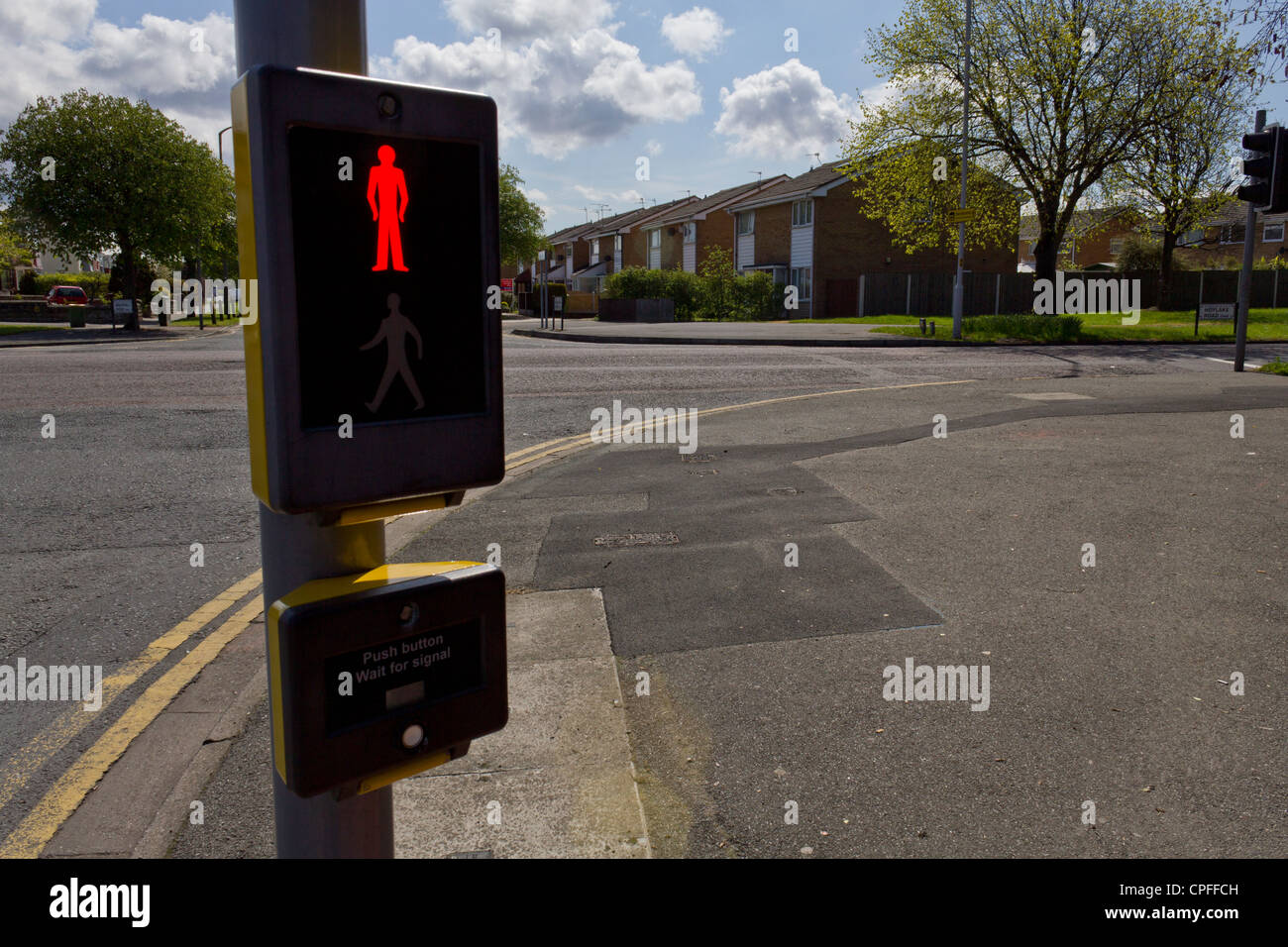 Man crossing road england hi-res stock photography and images - Alamy