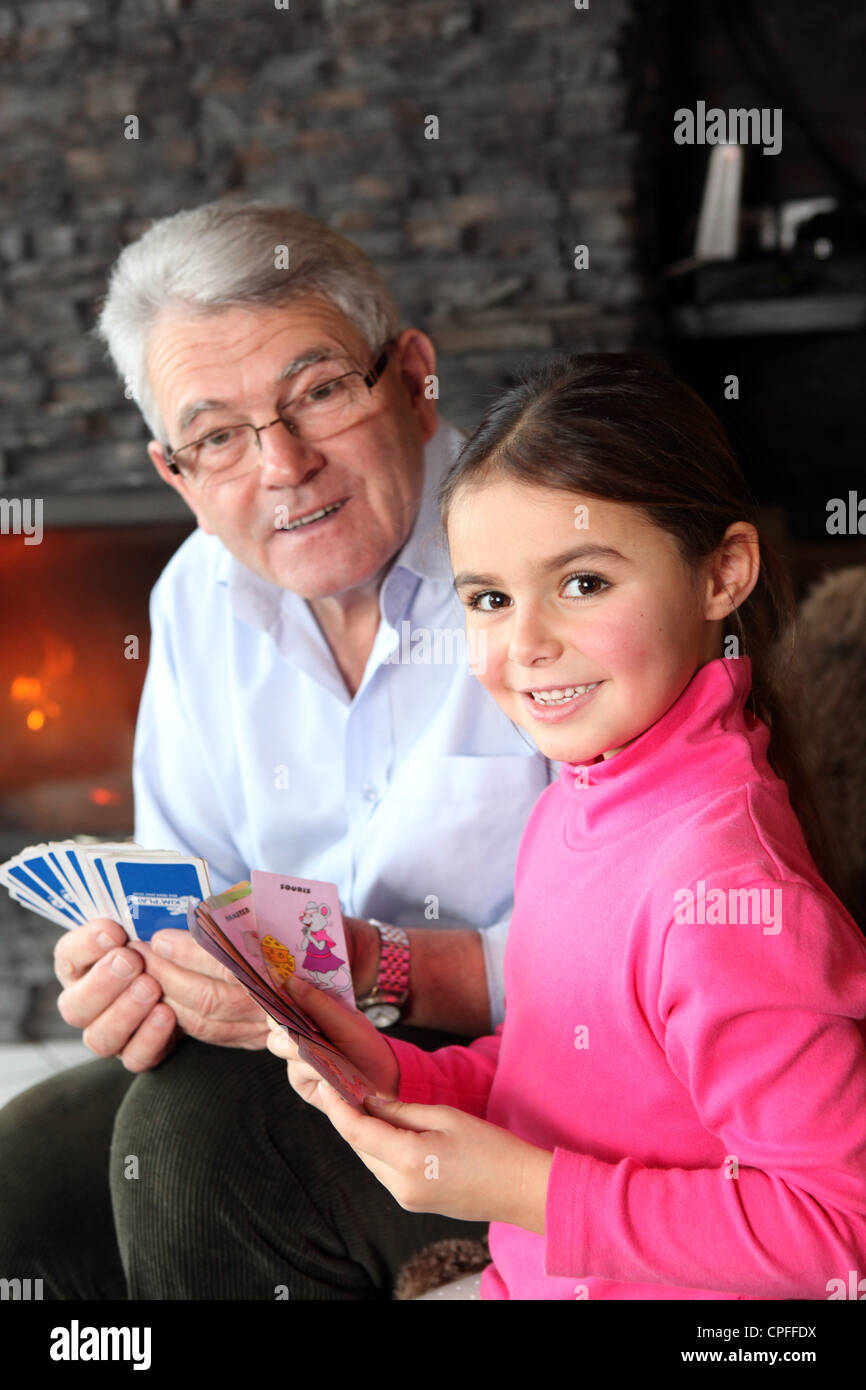 Grandfather granddaughter suit hi-res stock photography and images - Alamy