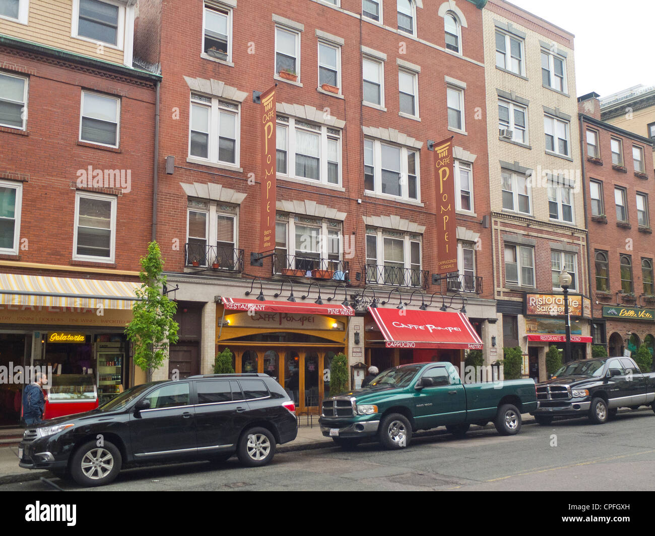 Boston red brick line hi-res stock photography and images - Alamy
