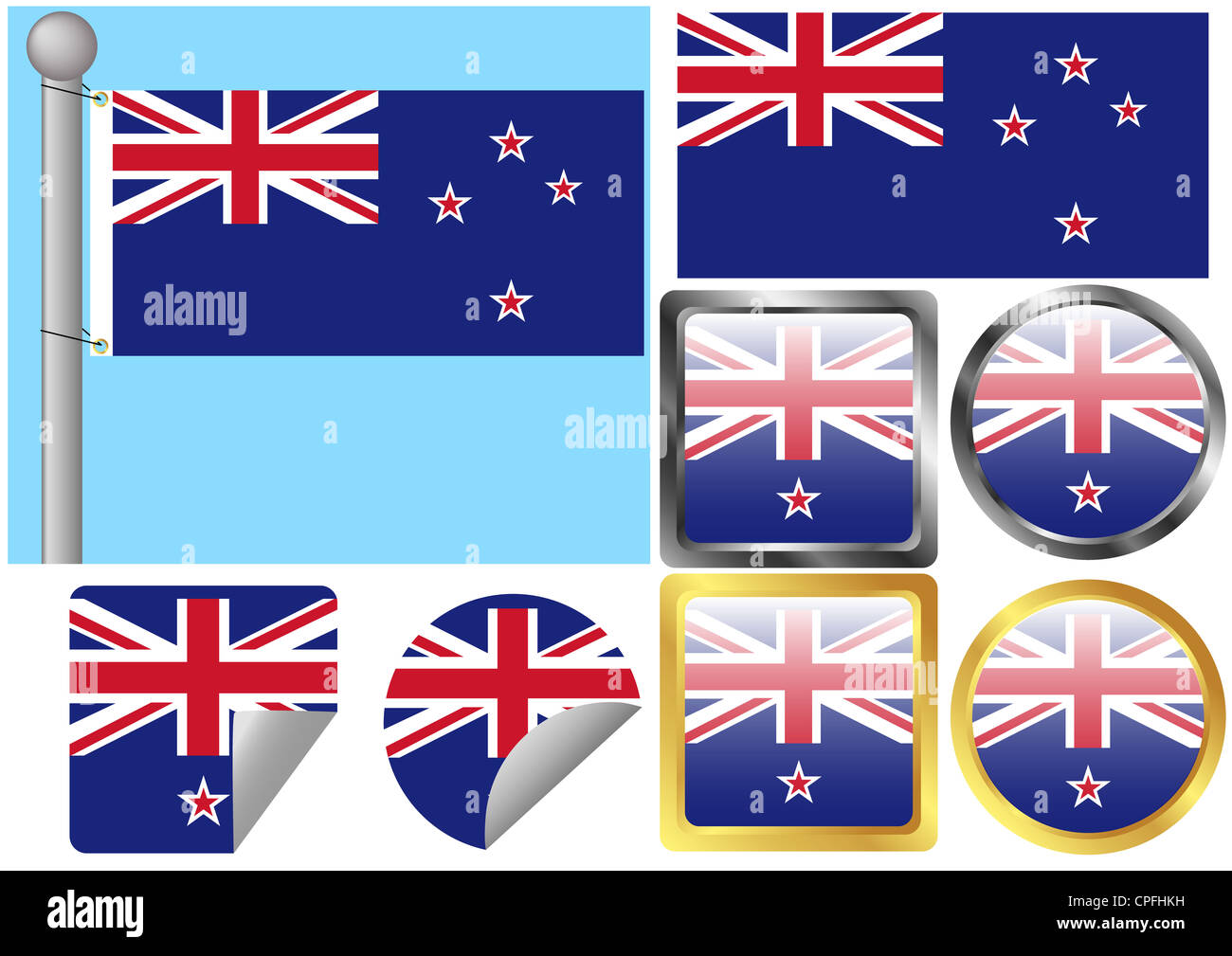 Flag of new zealand hi-res stock photography and images - Alamy