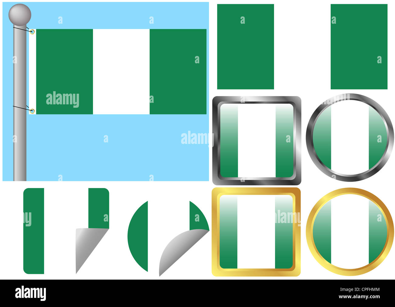 National symbols flag nigeria hi-res stock photography and images - Alamy