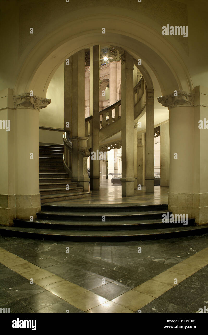 winding staircase in stone fortress Stock Photo - Alamy