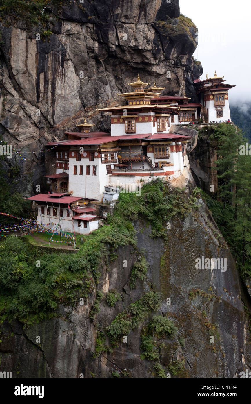 The Tiger's Nest monastery was built around the Taktsang Senge Samdup ...