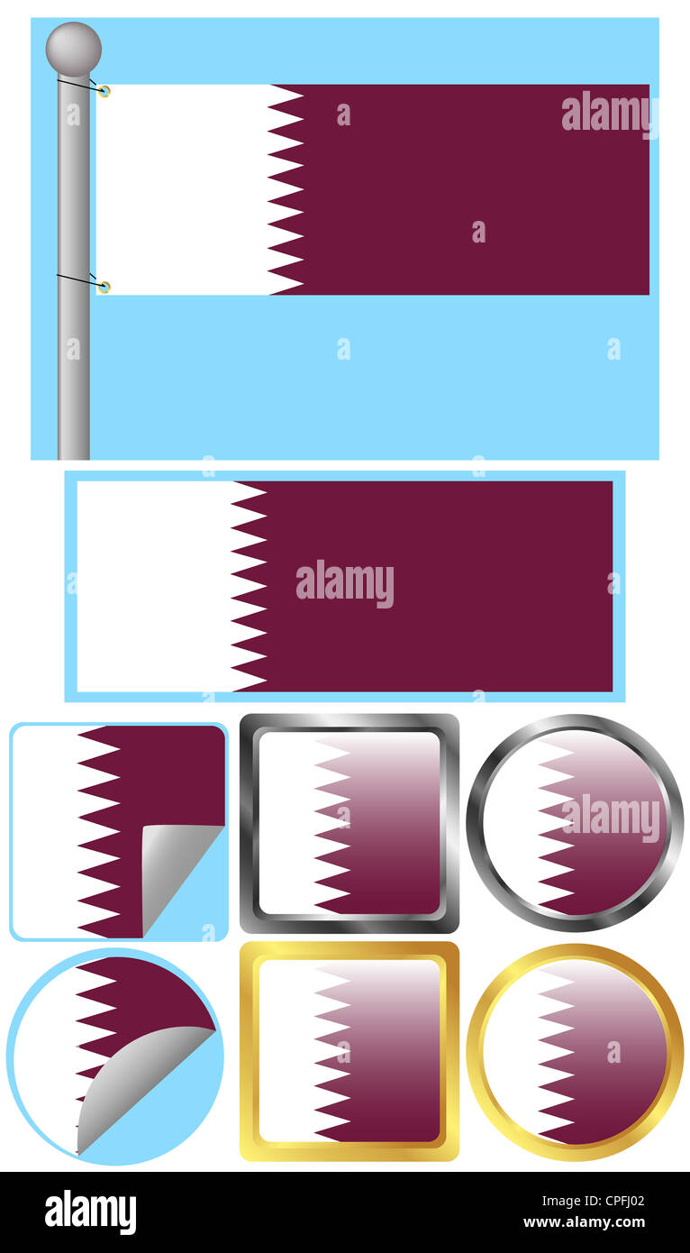 Maroon and white flags hi-res stock photography and images - Alamy