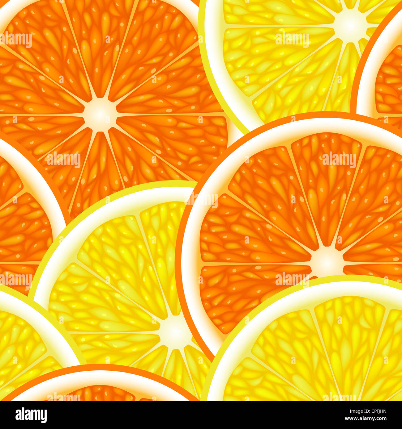 Seamless of the half of fruits(can be repeated and scaled in any size ...