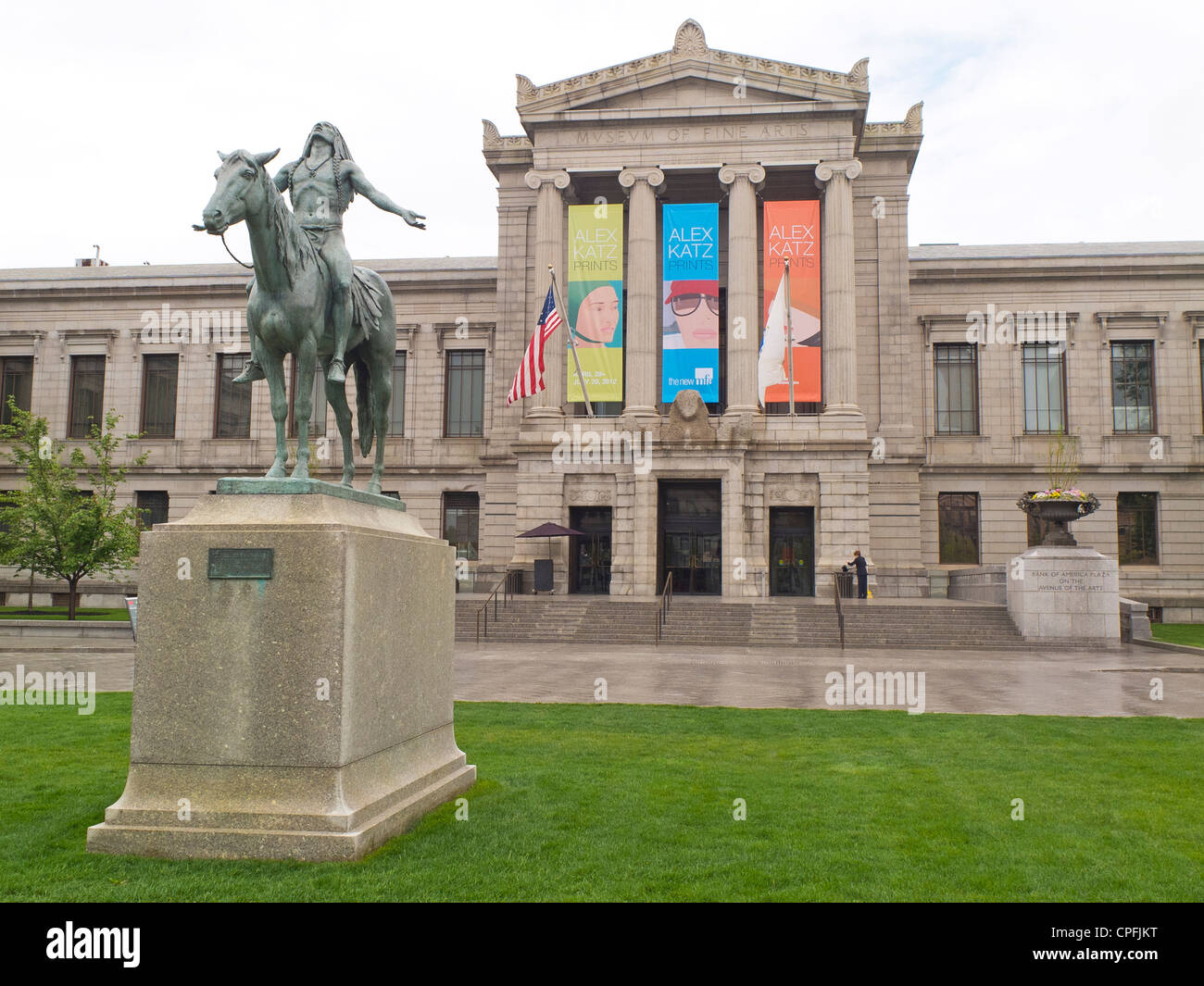 Collection exhibits outside exterior front entrance hi-res stock ...