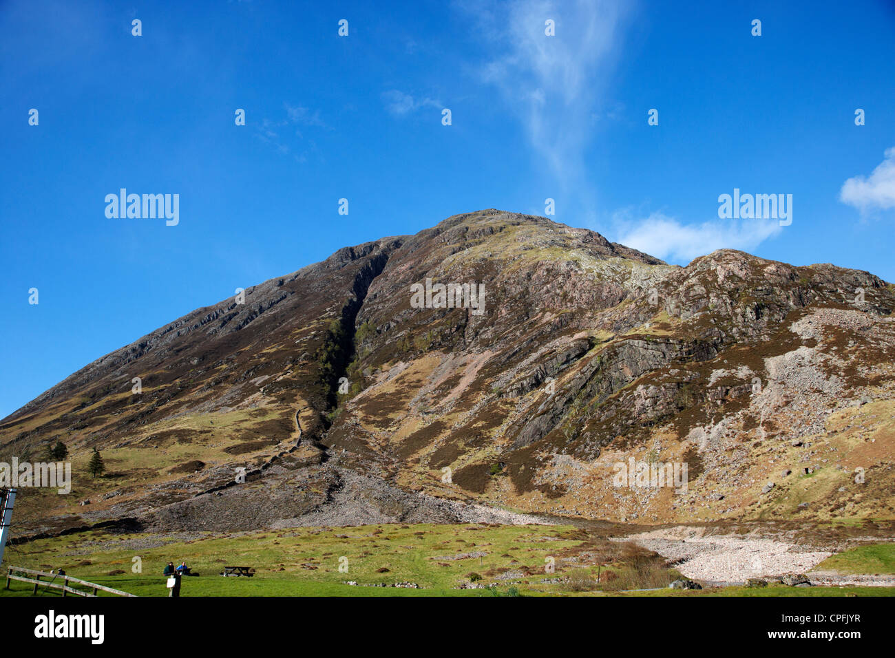 am bodach mountain in Glencoe highlands scotland uk Stock Photo - Alamy