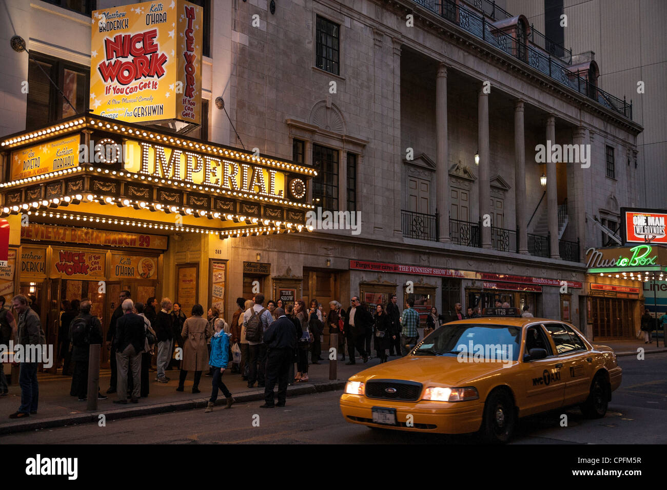 Broadway Theater Marquee, NYC Stock Photo - Alamy