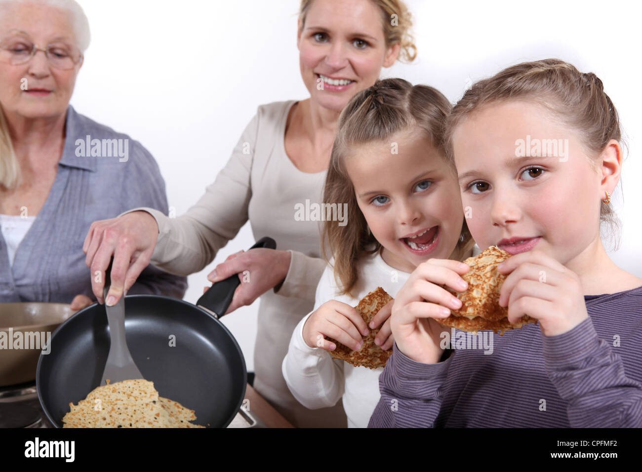 Family meal breakfast ethnic hi-res stock photography and images - Alamy