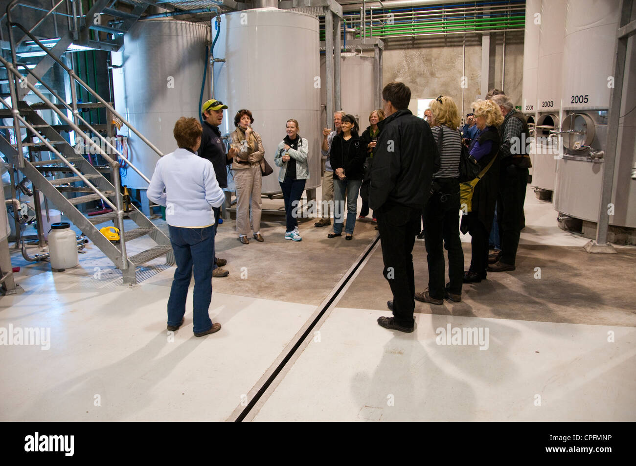 New Zealand South Island Marlborough, winery touring and tasting of ...