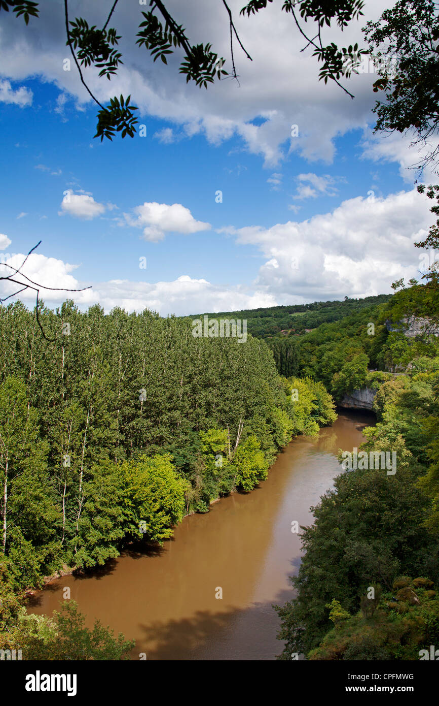 Vézére river Aquitaine Dordogne France Stock Photo - Alamy