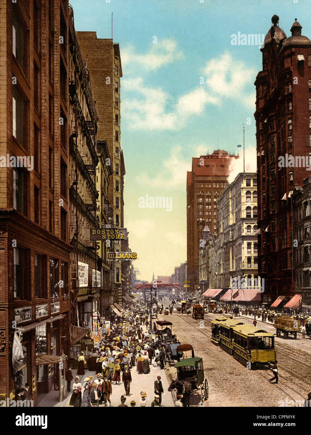 1900s car carriage horse street hi-res stock photography and images - Alamy