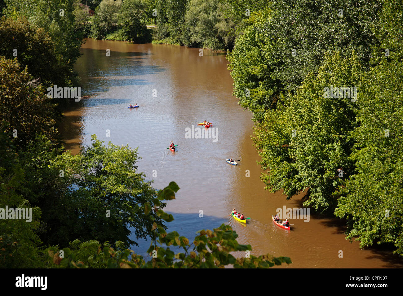 Vézére river Aquitaine Dordogne France Stock Photo - Alamy